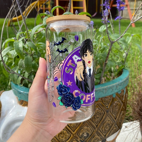 Kitchen | Wednesday Addams Glass Cup | Poshmark